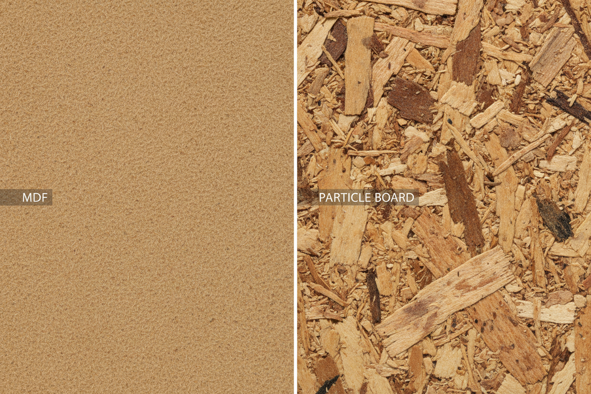 MDF vs Particleboard: Smart Cabinet Design Choice – World Class ...